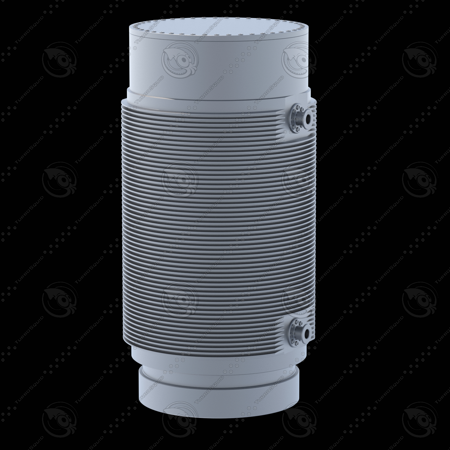 nuclear cask storage fuel 3d max