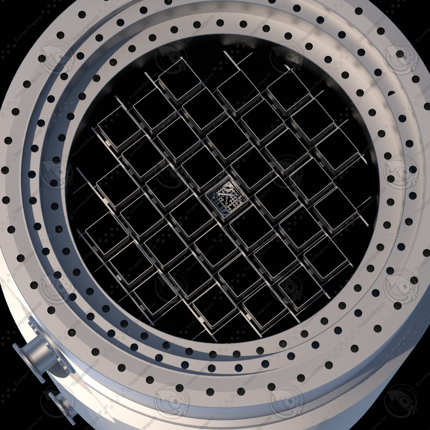 nuclear cask storage fuel 3d max