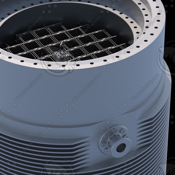 nuclear cask storage fuel 3d max