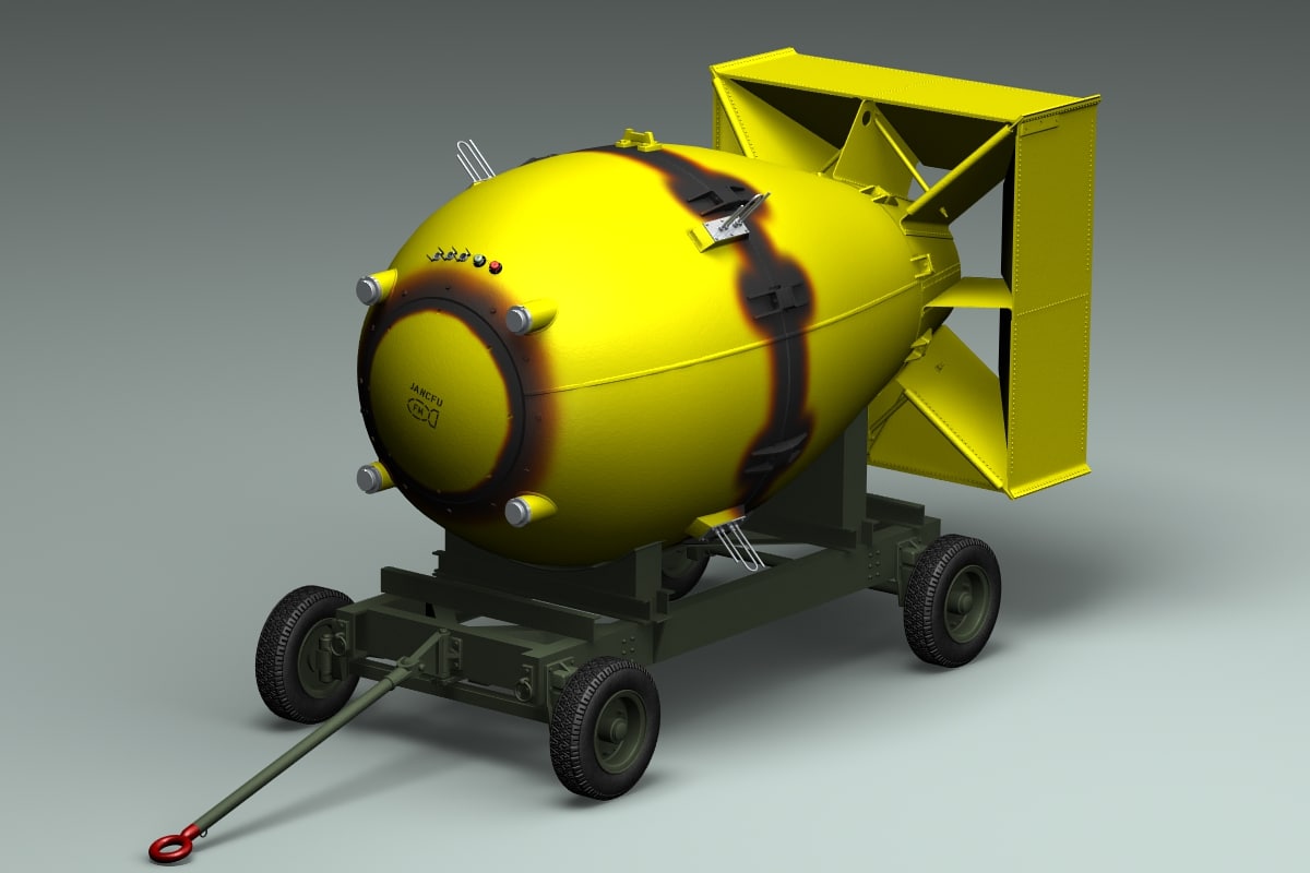 3d model wwii mark iii fatman