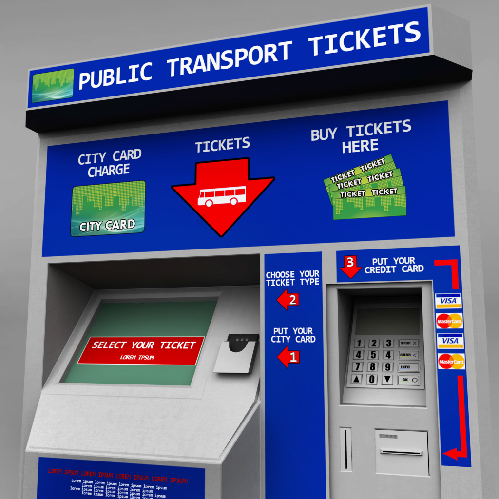 bus ticket machine 3ds