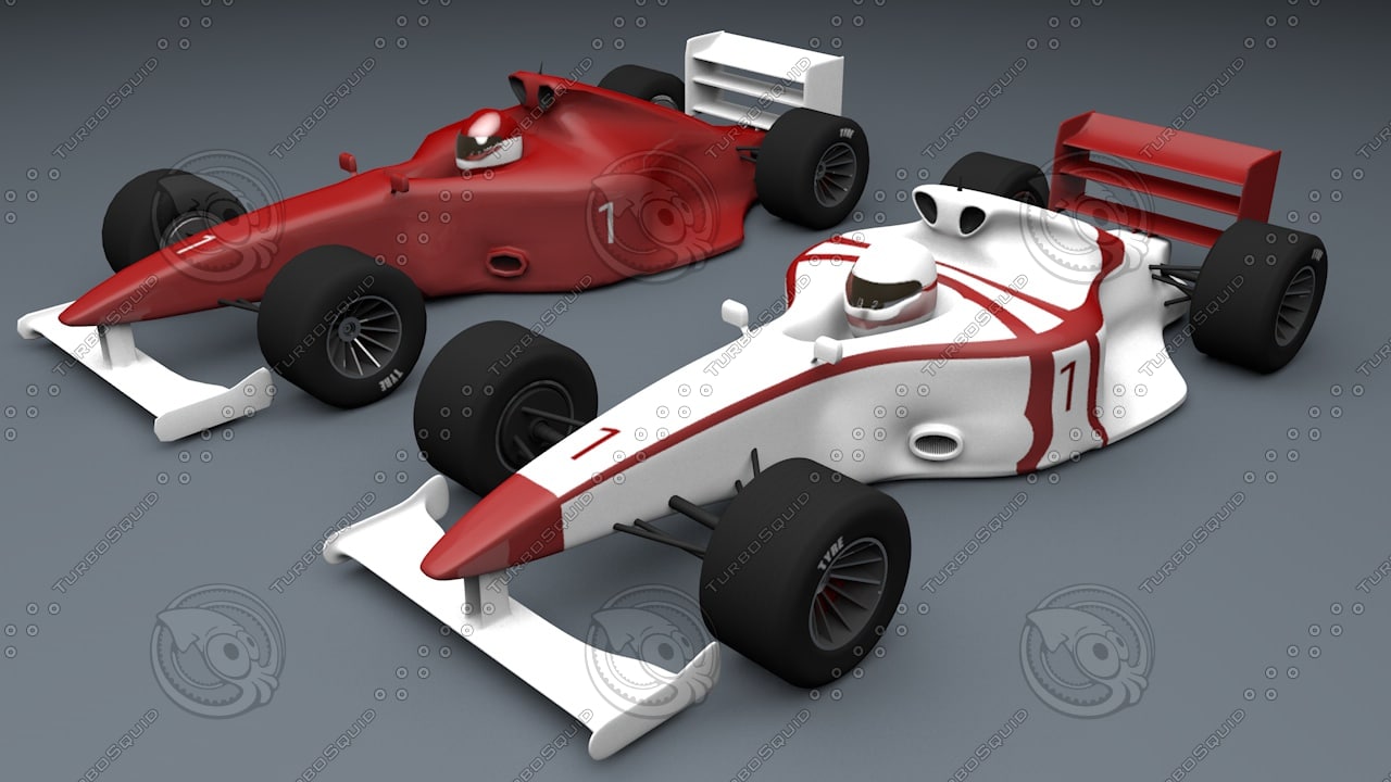 modelo 3d Fórmula 1 tipo autos de carrera - TurboSquid 810244