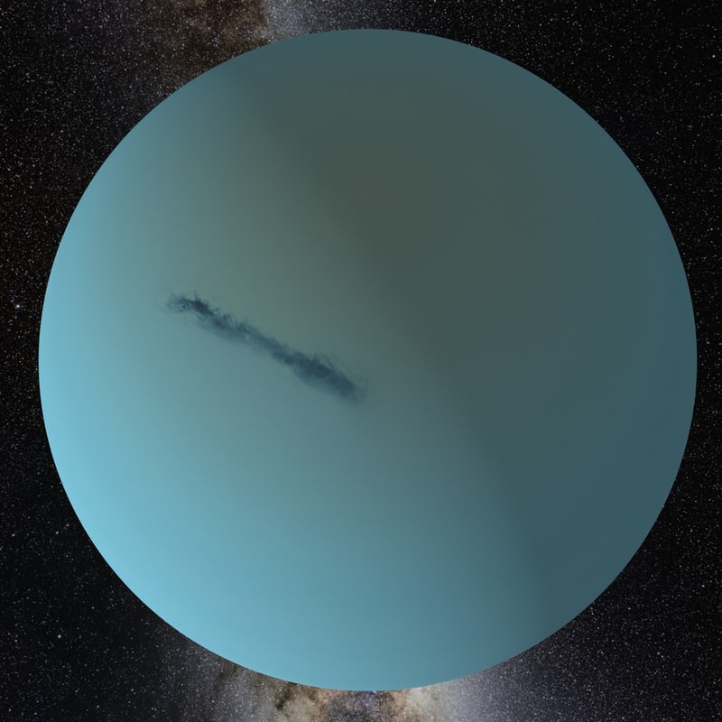 3d model of uranus planet