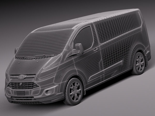 3d transit 2013 van model