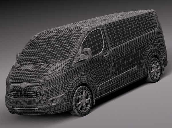 3d transit 2013 van model