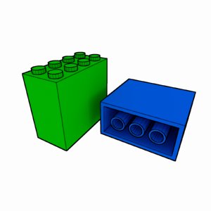 Lego Brick STL Models for Download | TurboSquid