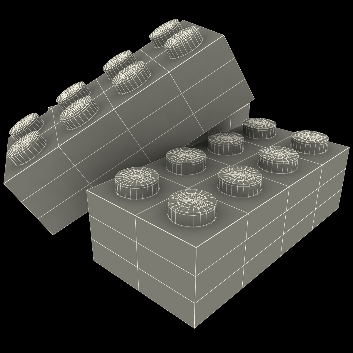 lego bricks 3d model