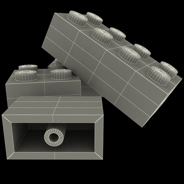 lego bricks 3d model
