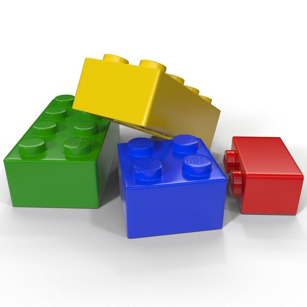 lego bricks 3d model