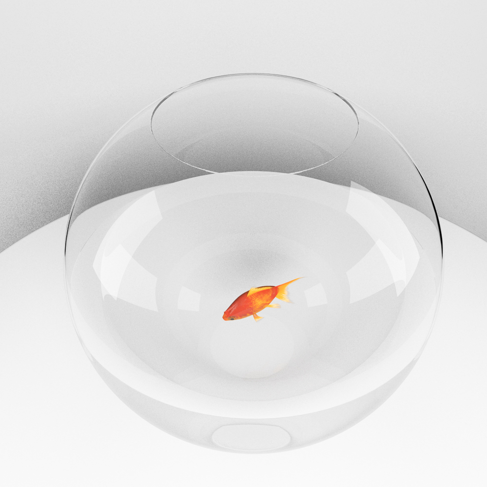 goldfish fish 3d max