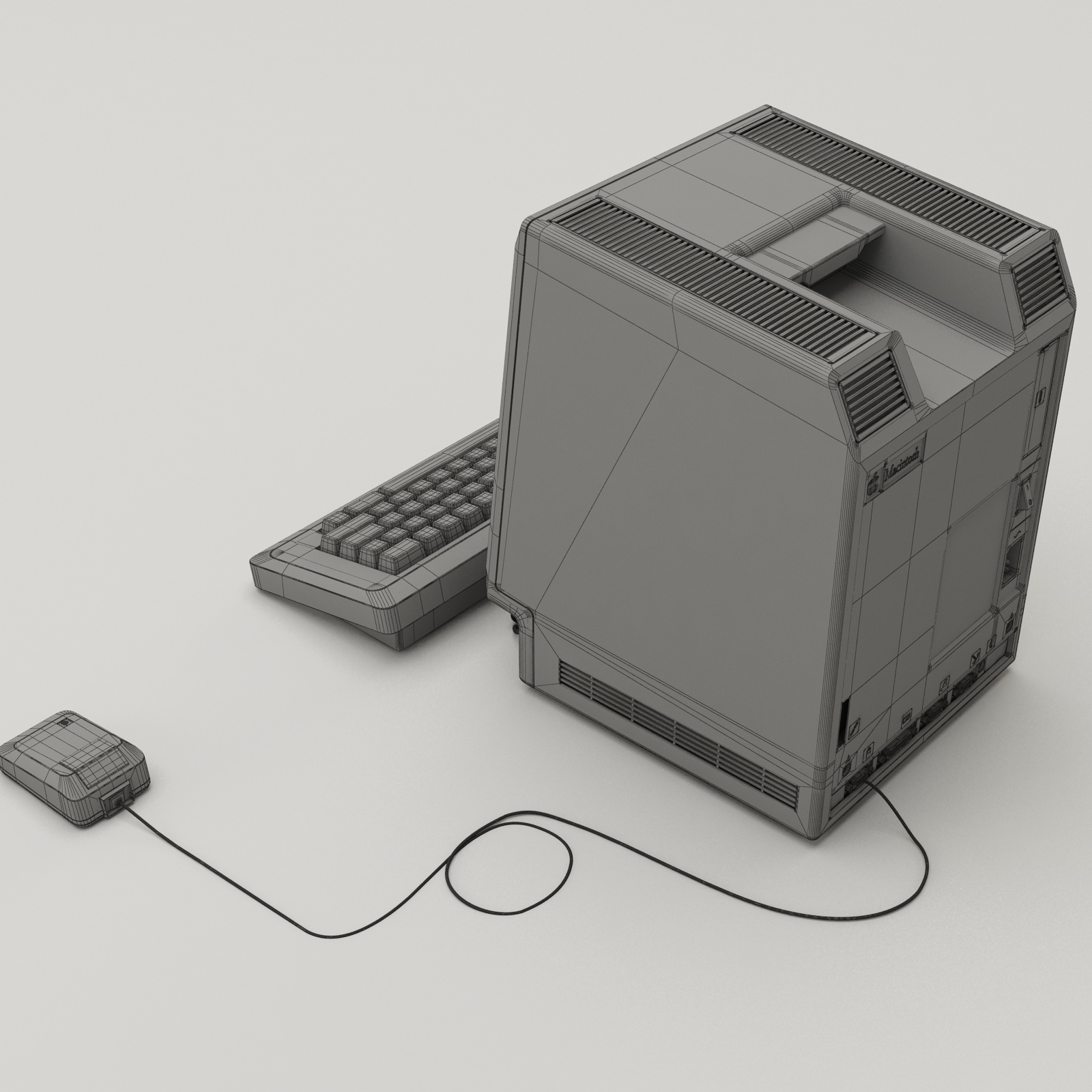 3d model macintosh 1984