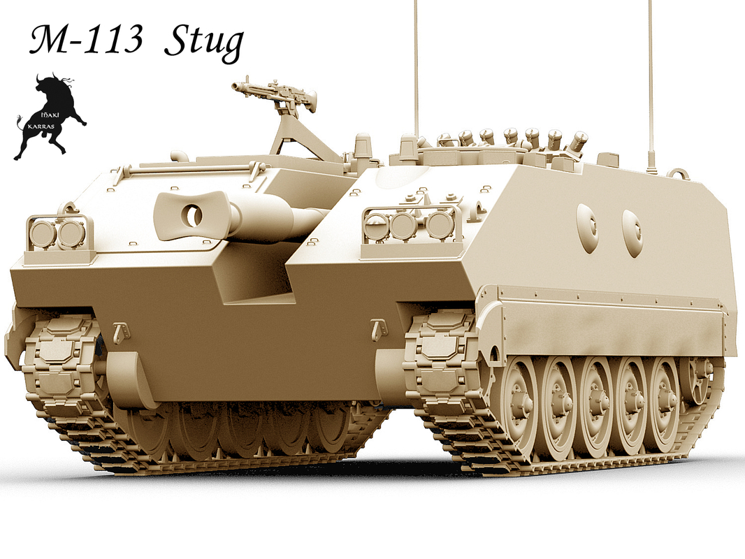 m-113 3d model