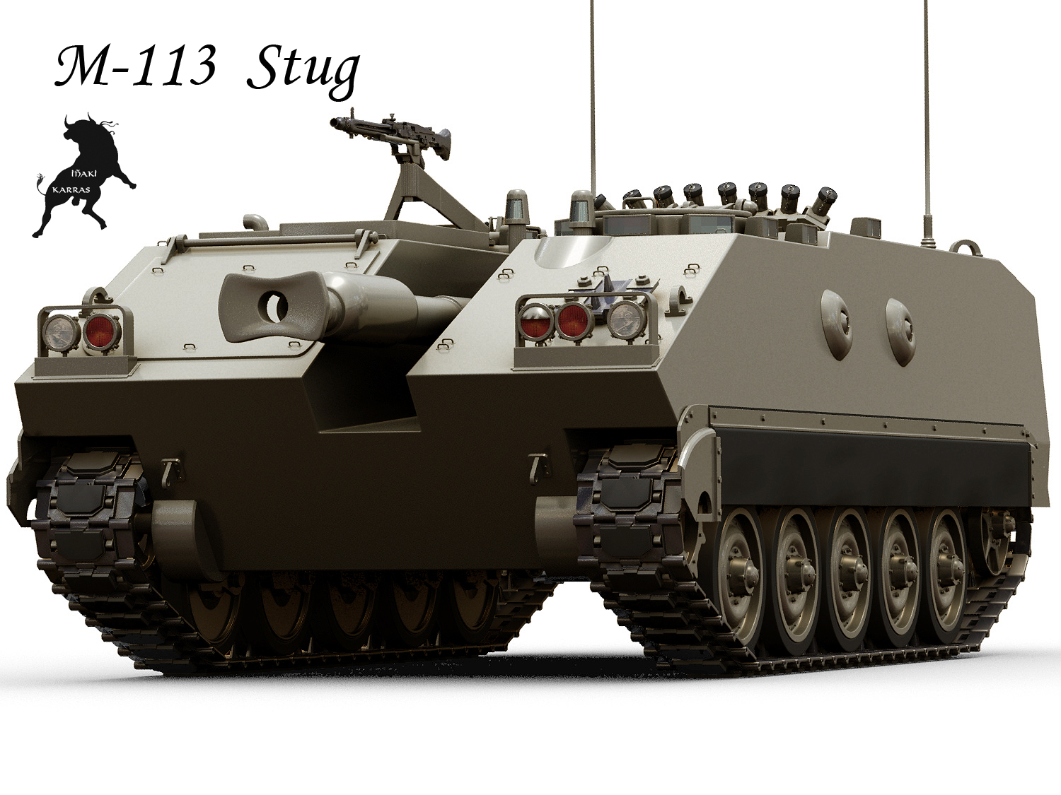 m-113 3d model