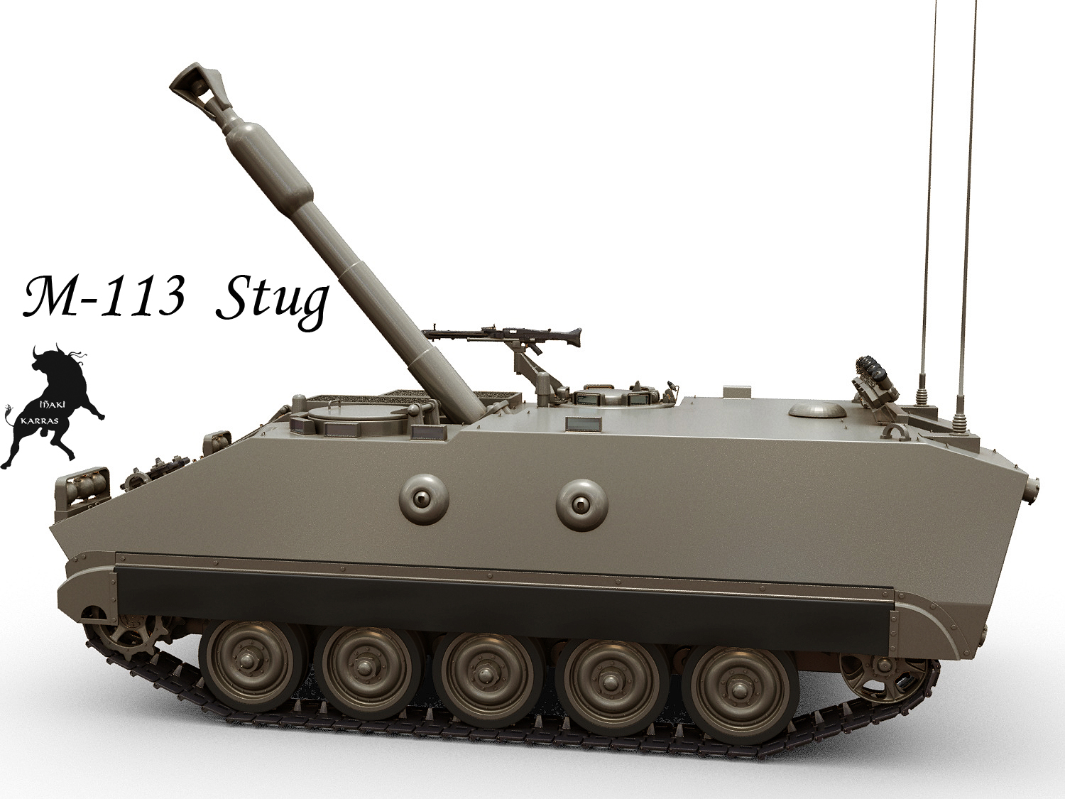m-113 3d model