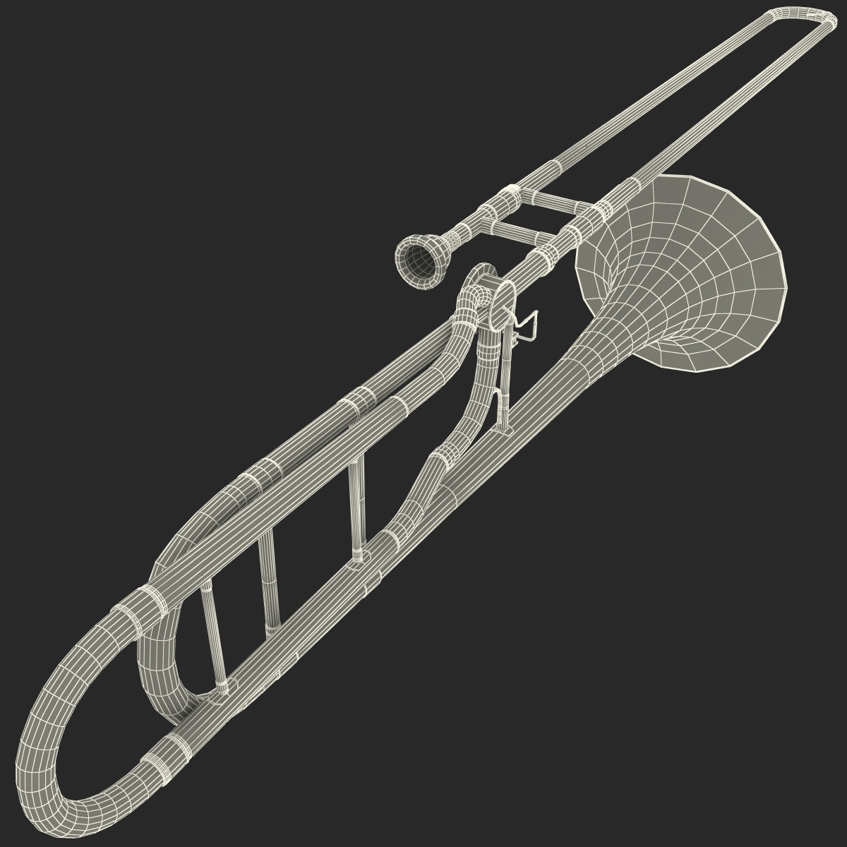 3d trombone 2 model