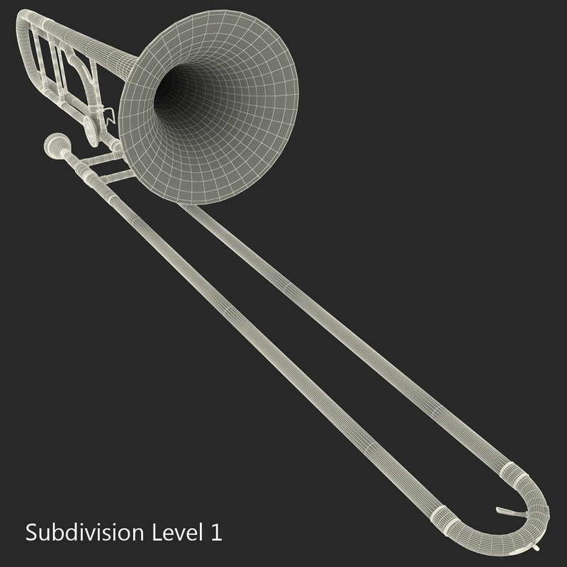 3d trombone 2 model