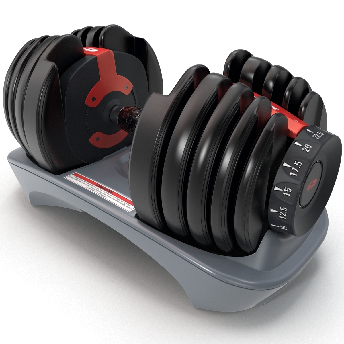3d dumbbells bowflex selecttech