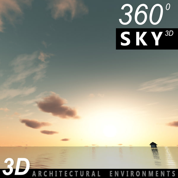 sky clouds 3d 3ds