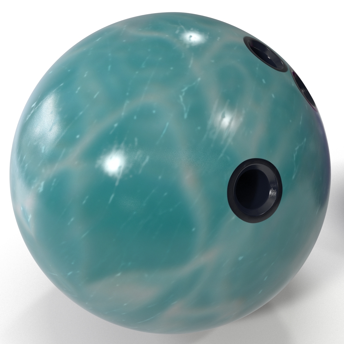 bowling balls set 3d model