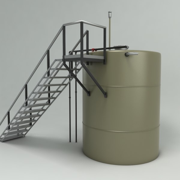 3d liquid tank model