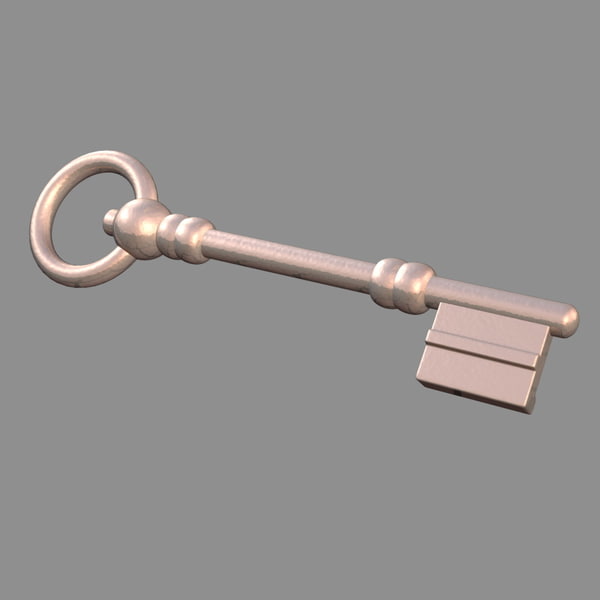 3d key model