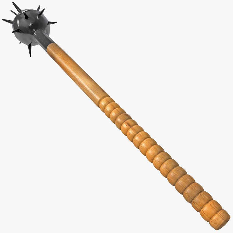 3d morning star mace model