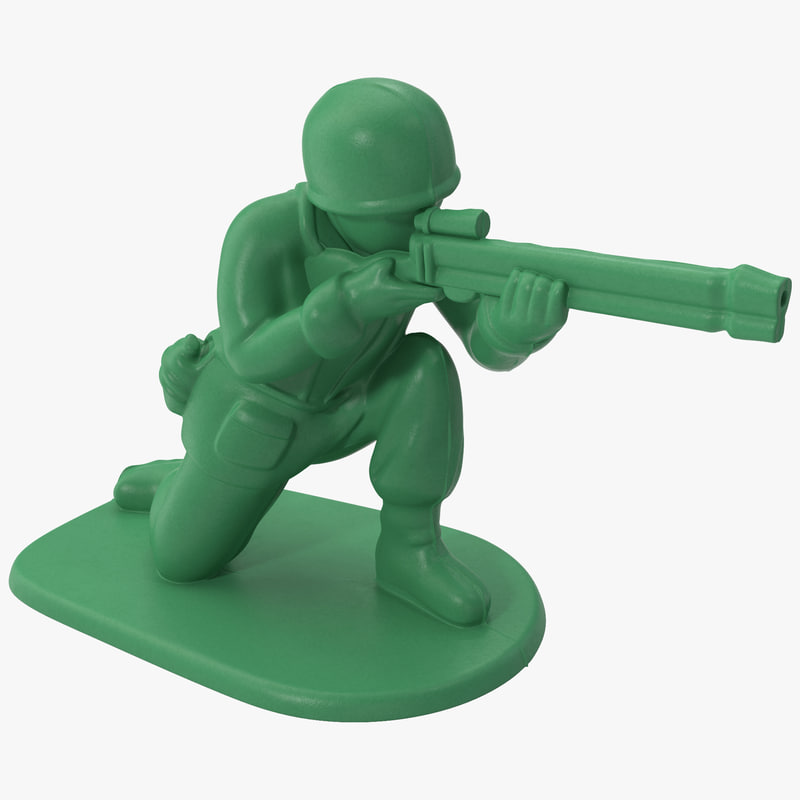 plastic army men 3d c4d