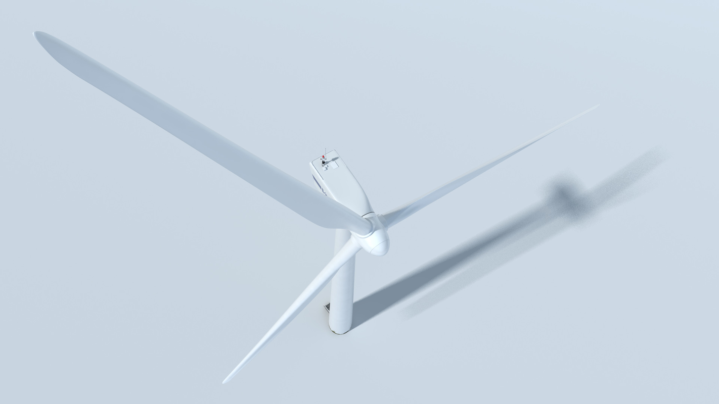 3d wind turbine model