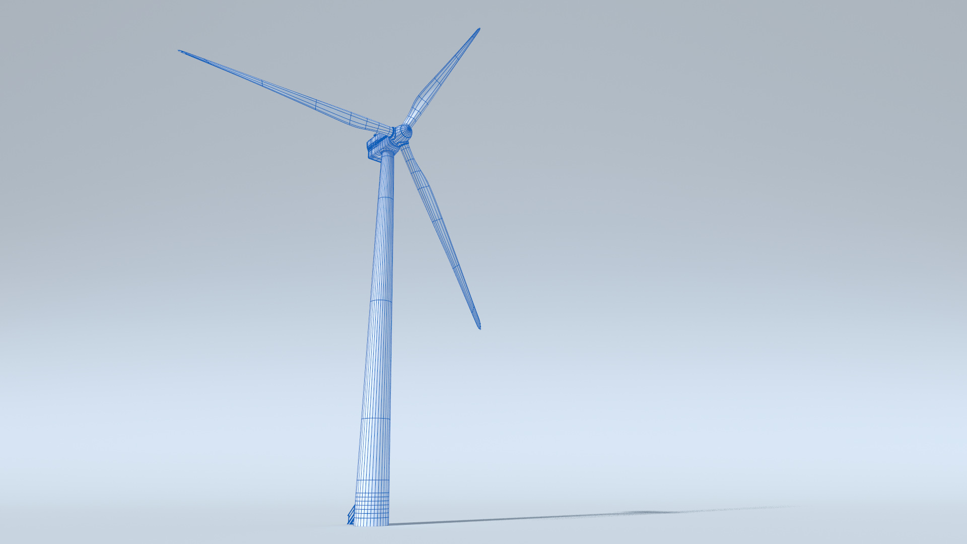 3d wind turbine model