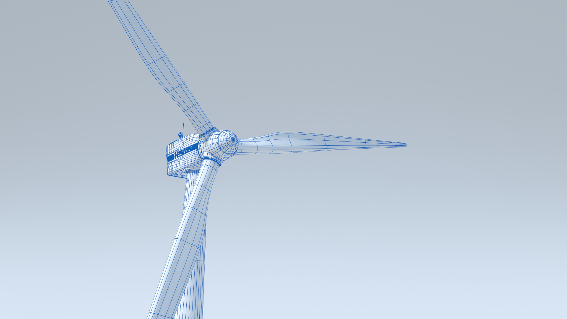 3d wind turbine model