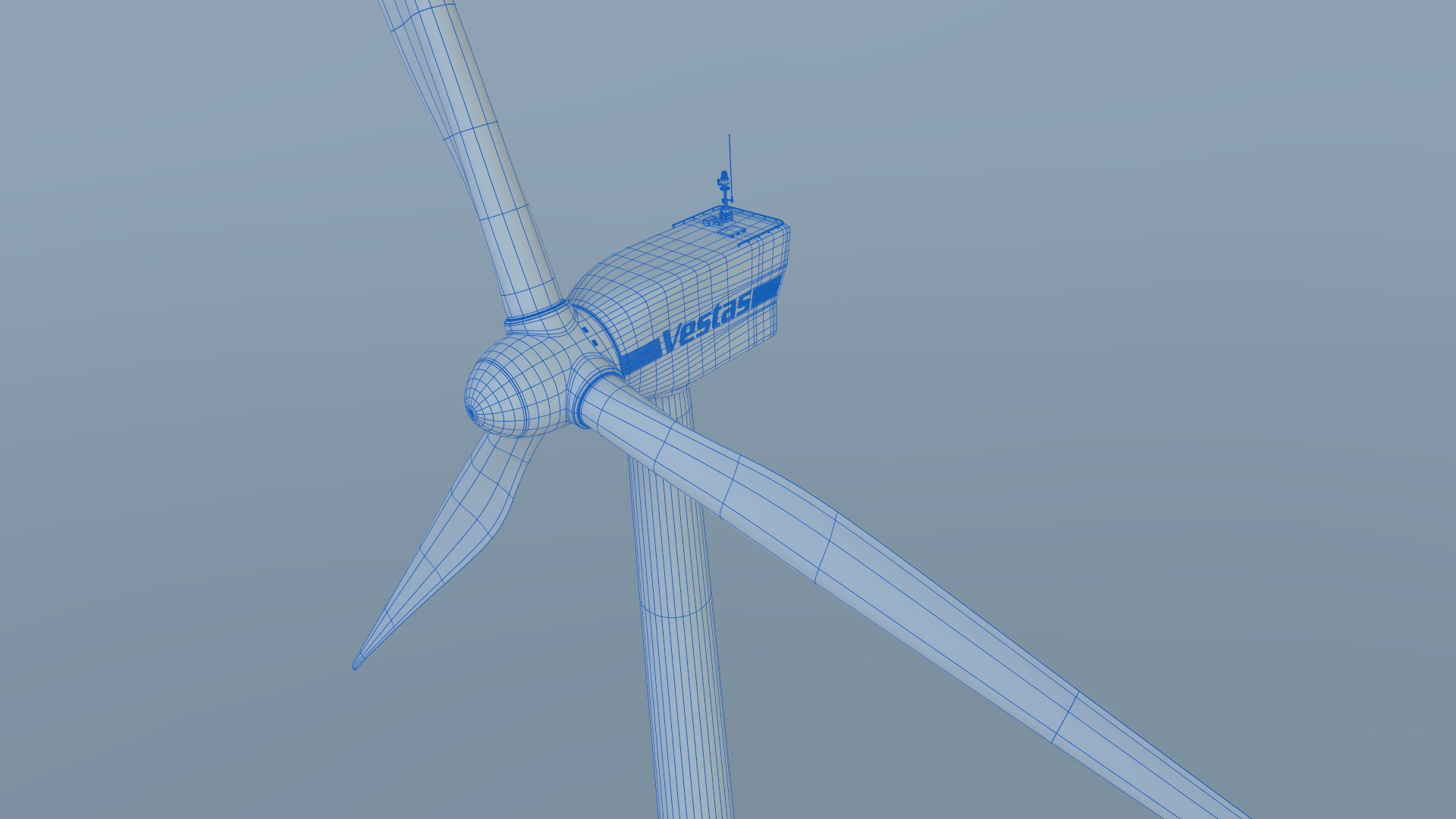 3d wind turbine model