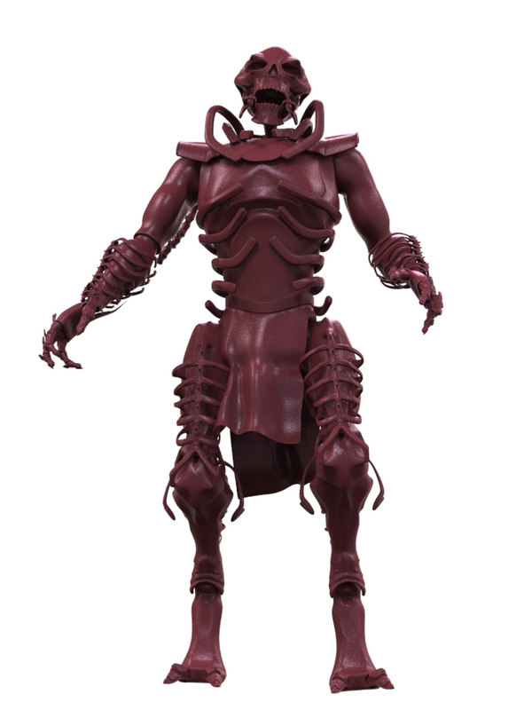 3d model skeleton monster