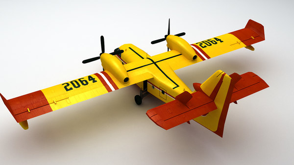 3d model canadair cl-415