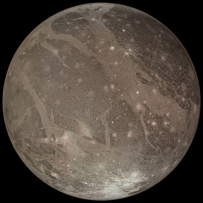 3d photorealistic ganymede model