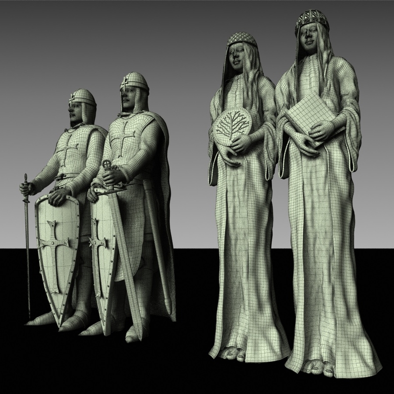 temple guardian 3d model