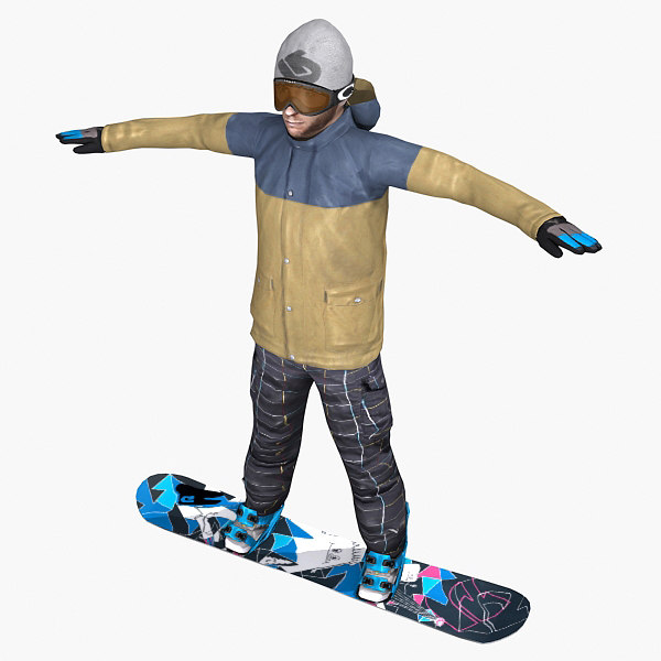 snow board snowboard 3d model