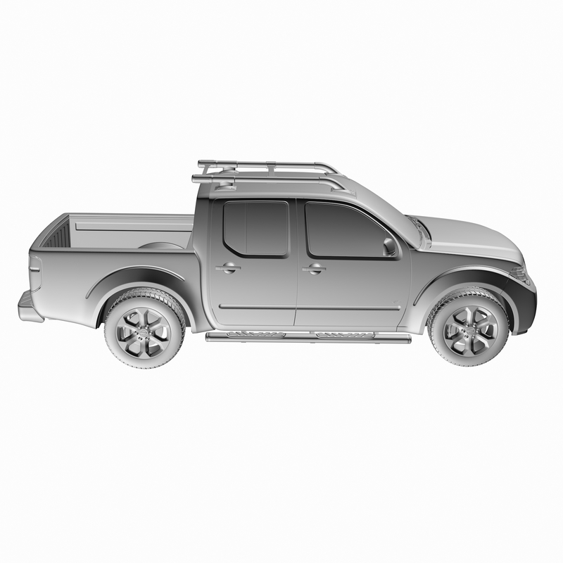 3d nissan navara model