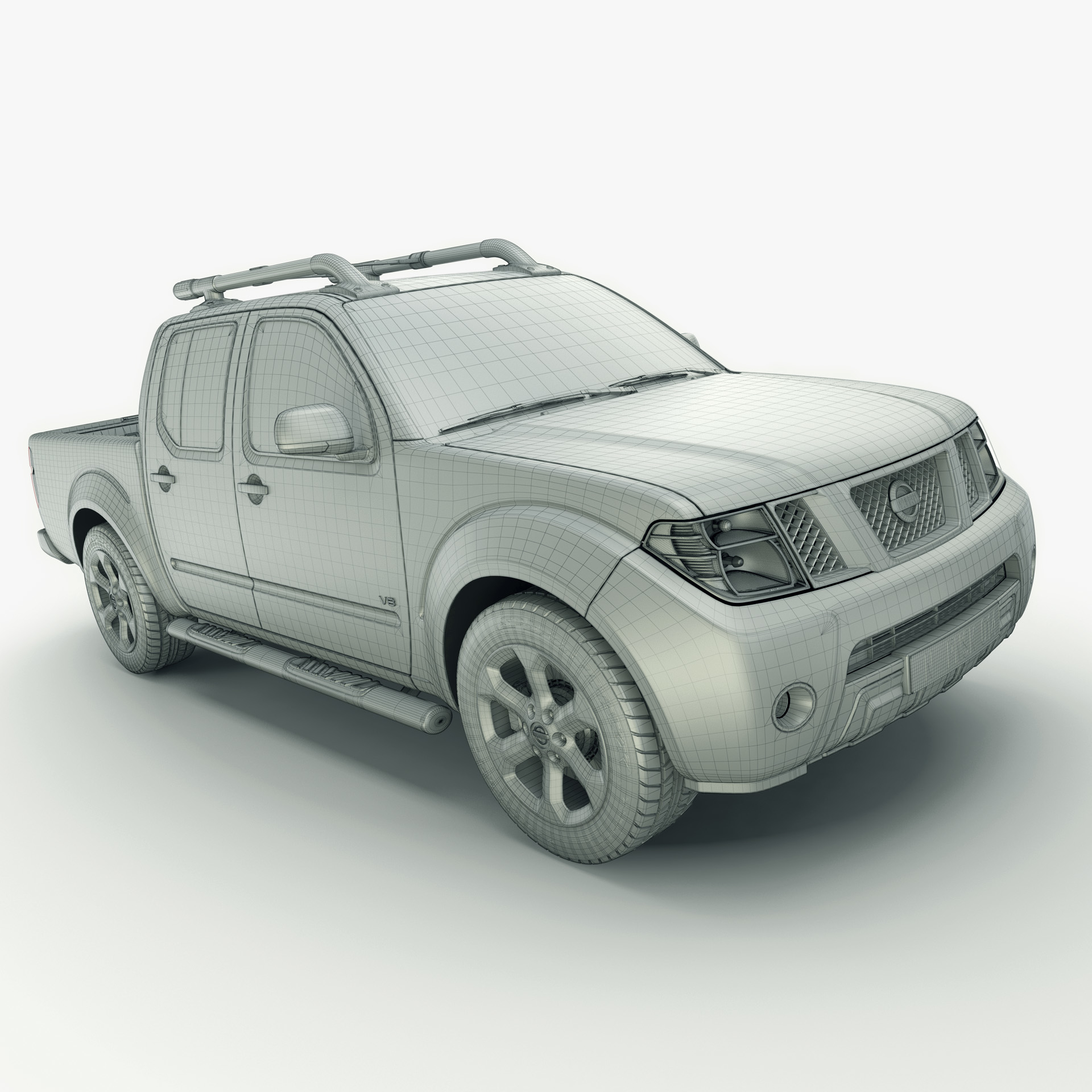3d nissan navara model