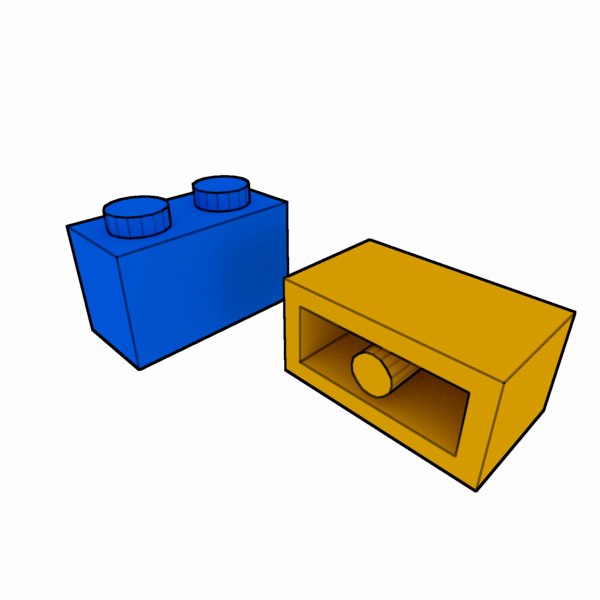 Lego Brick Blender Models for Download | TurboSquid