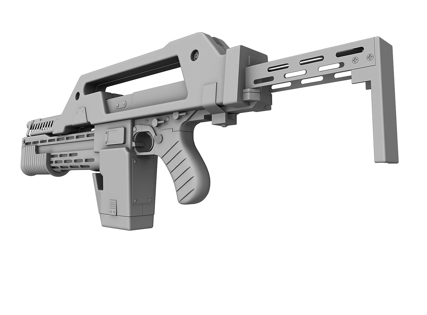 3d m41a pulse rifle model