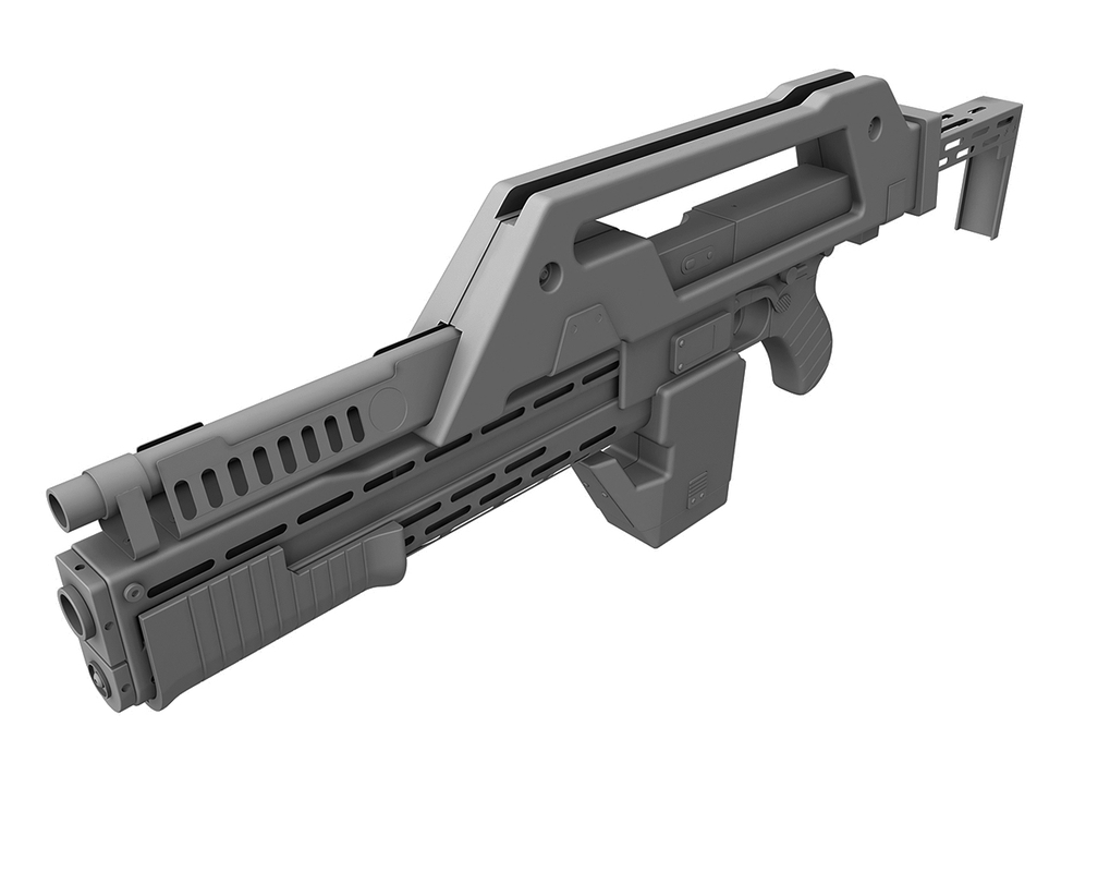 3d m41a pulse rifle model