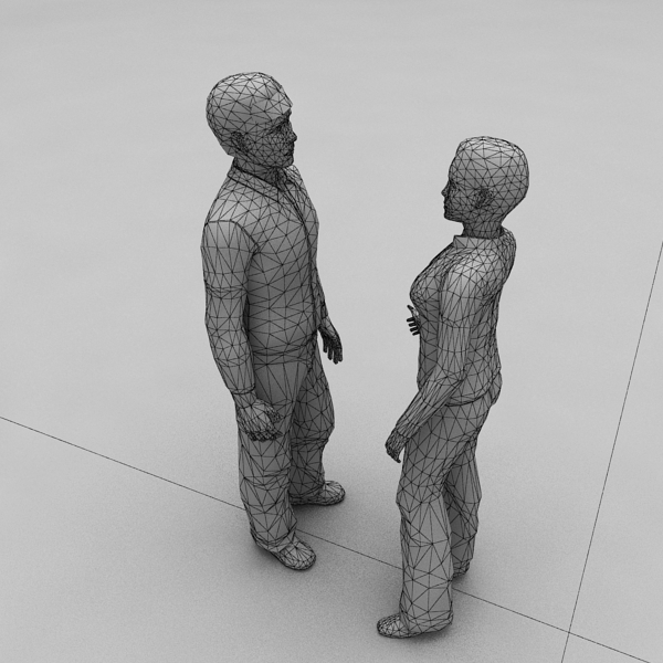 3d model talking humans animation