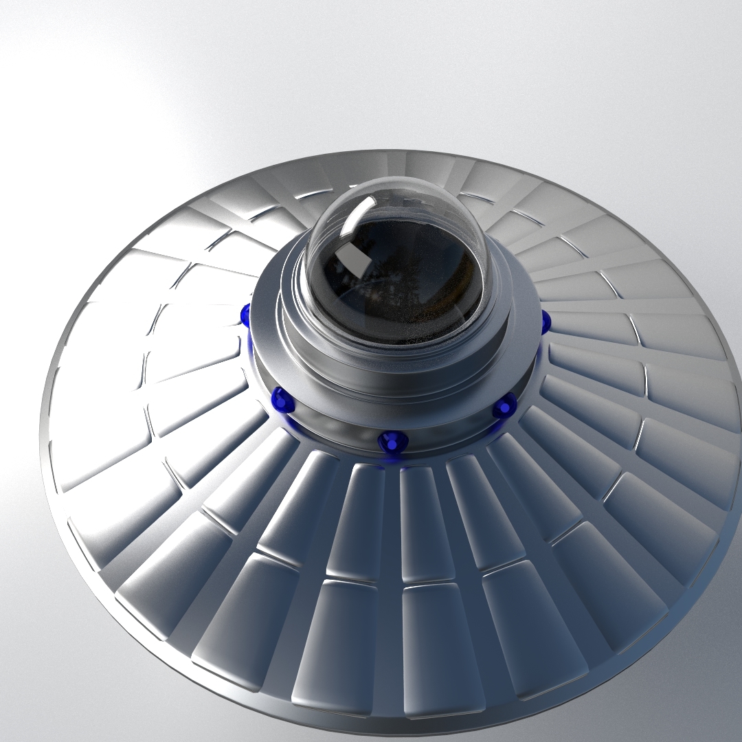 3d model flying saucer