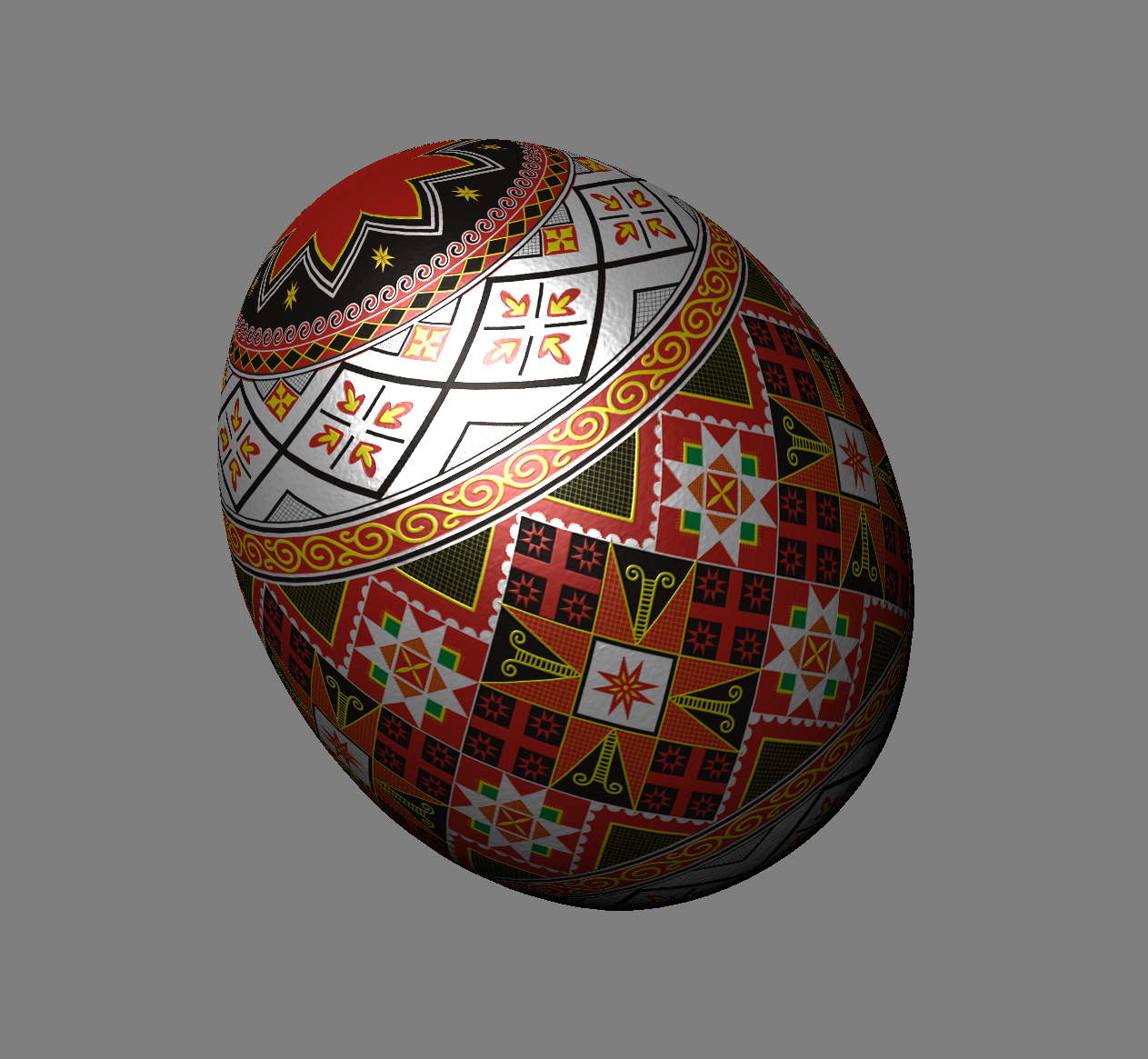 3d model of easter egg