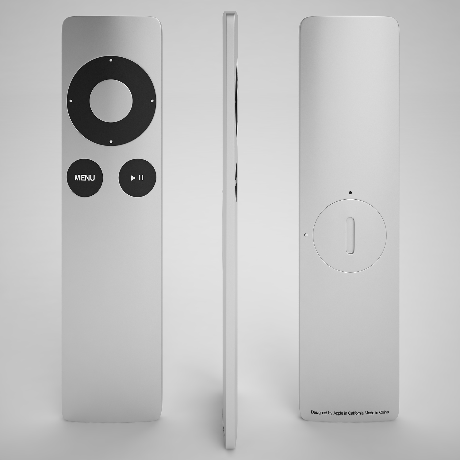 3d apple tv remote model