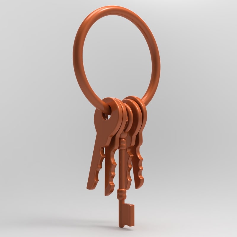 3d model key
