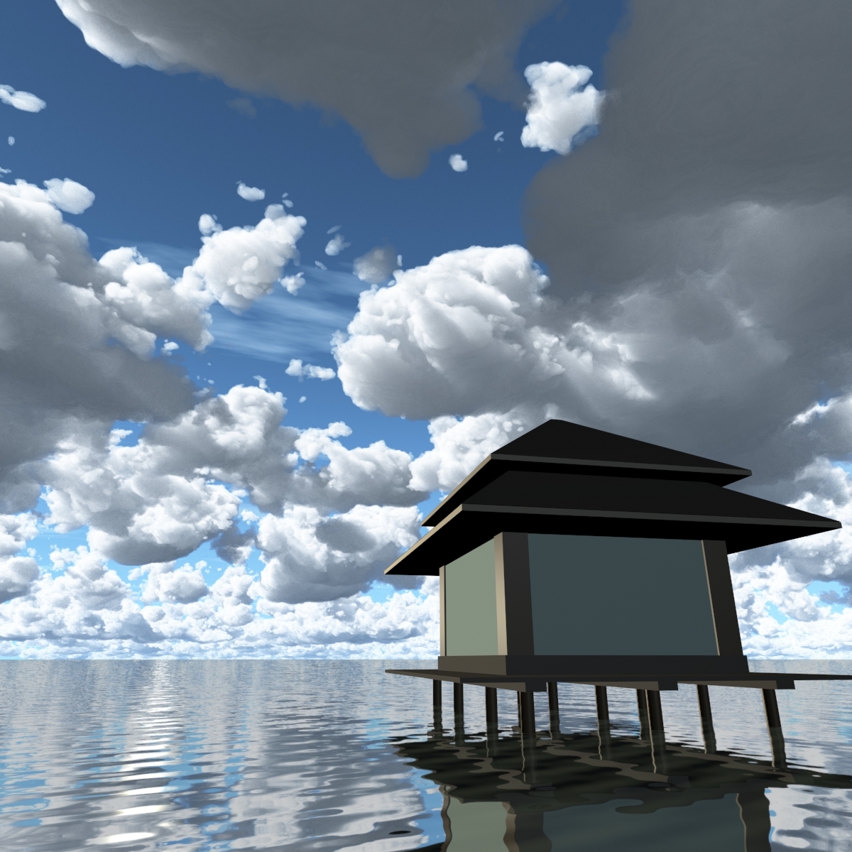 sky clouds 3d 3ds