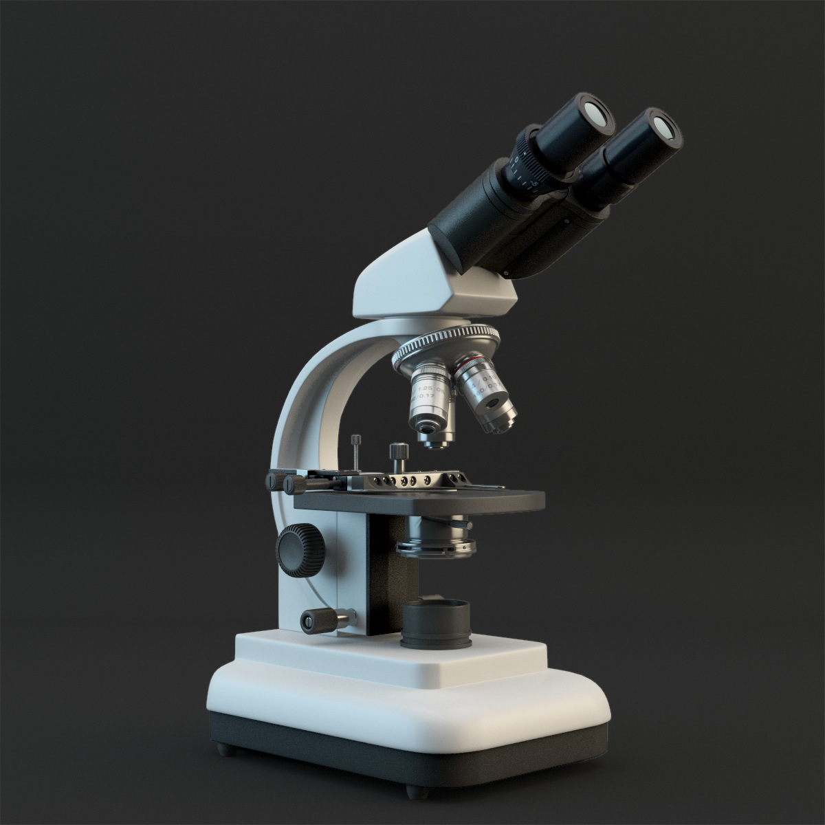 microscope micro 3d model