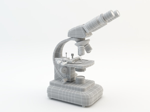 microscope micro 3d model