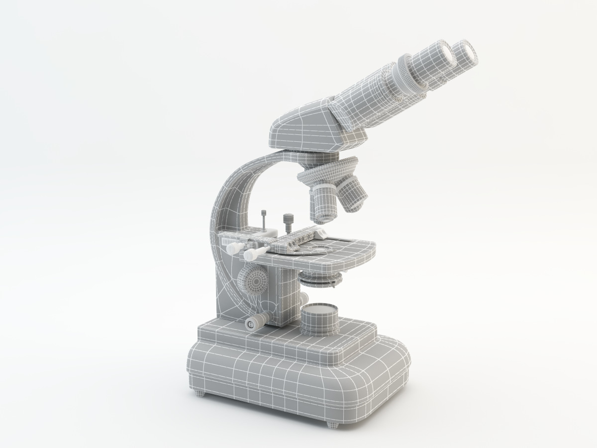microscope micro 3d model